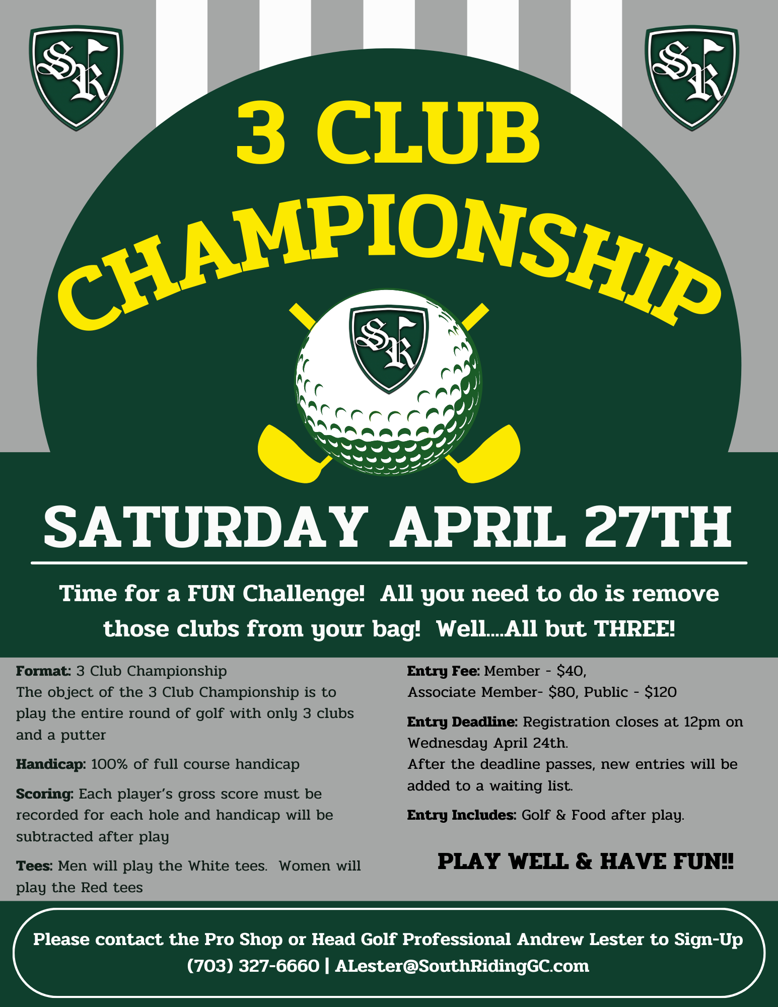 Upcoming Events - South Riding Golf Club